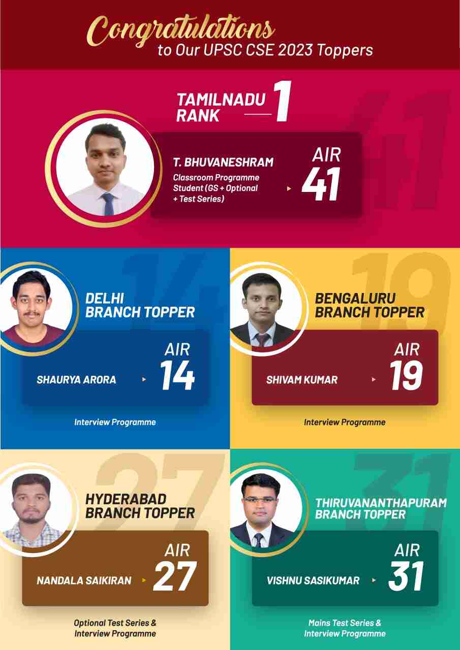 National Topper UPSC 2023