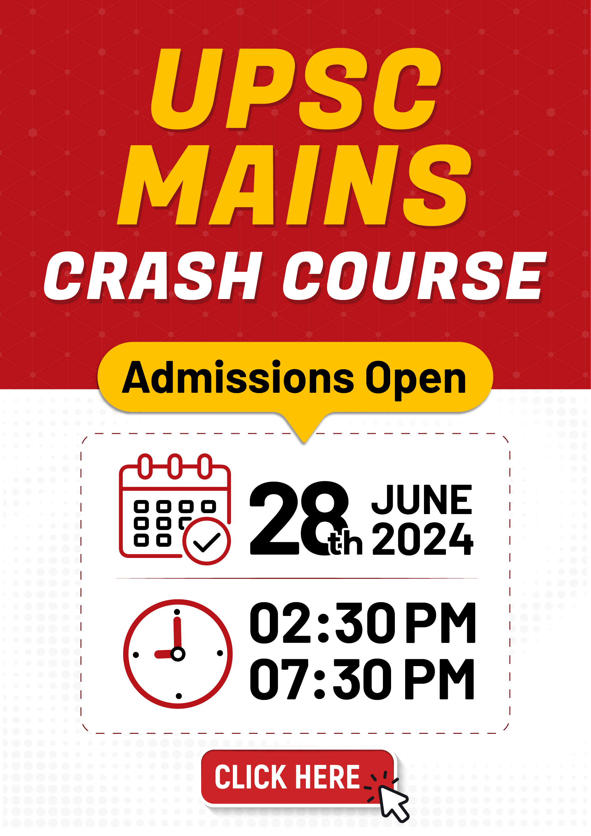 Upsc mains crash course