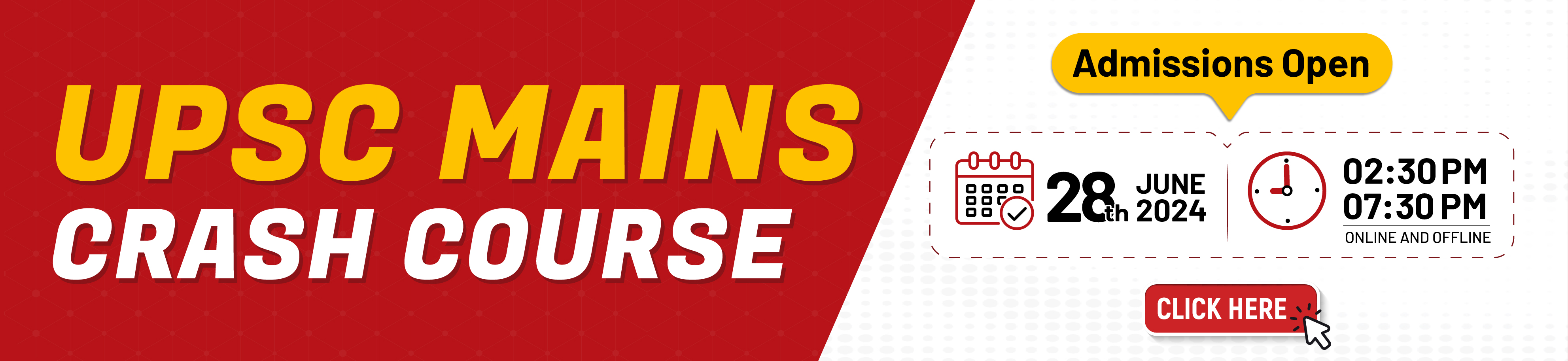 Upsc mains crash course