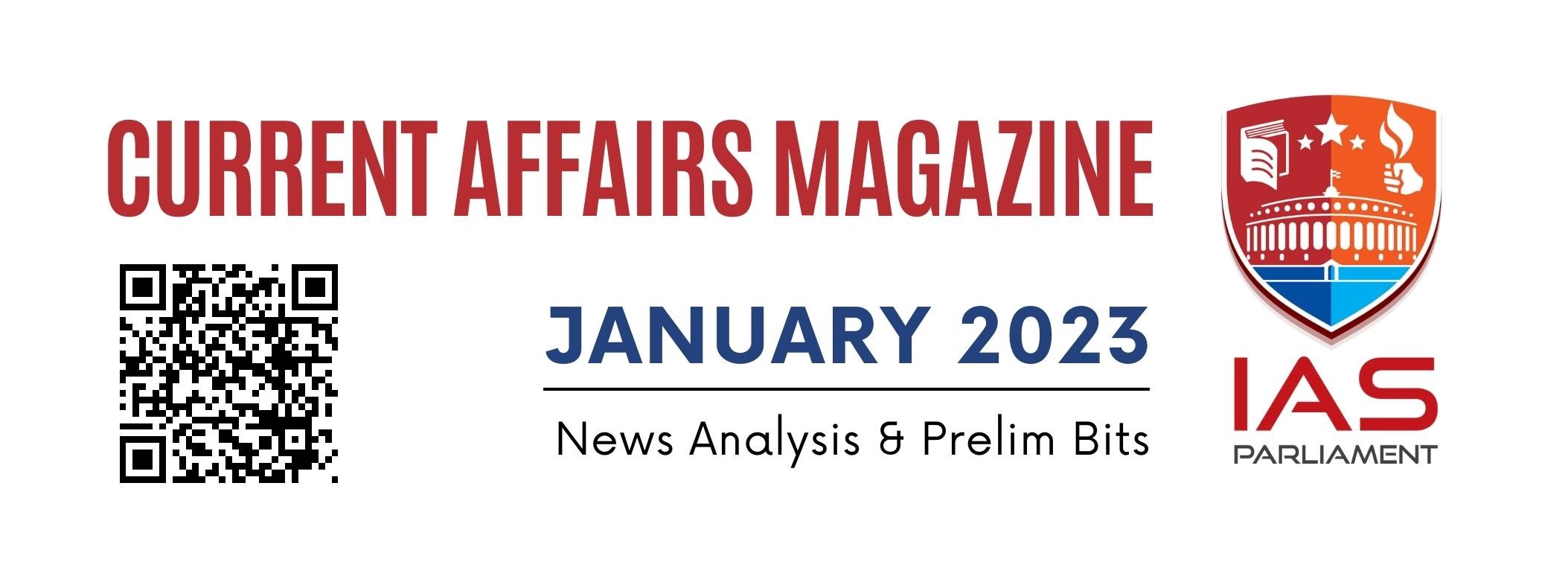 Current Affairs Magazine January 2023 | Downloads